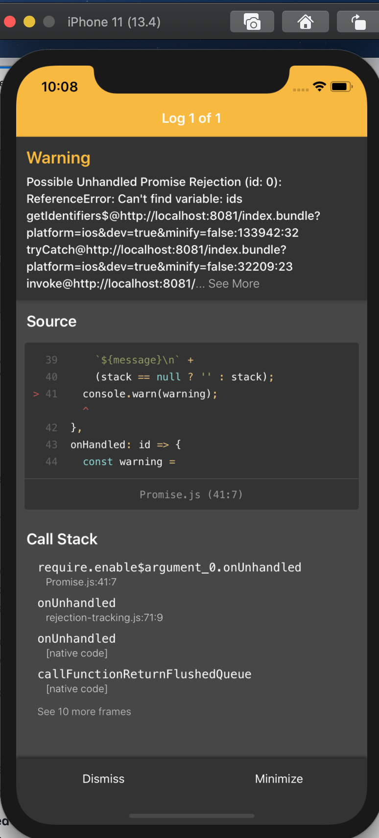 react-native after setup: "Can't find variable: ids" · Issue #337 ...
