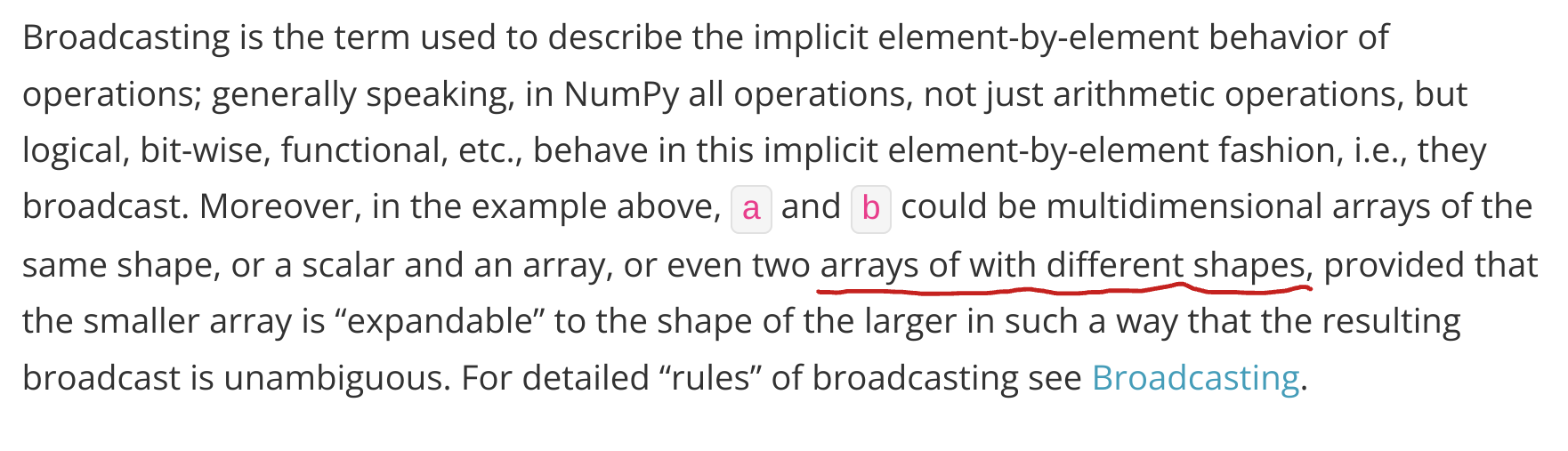 Doc Typo In The What Is Numpy Section Of The Documentation · Issue 25027 · Numpynumpy · Github