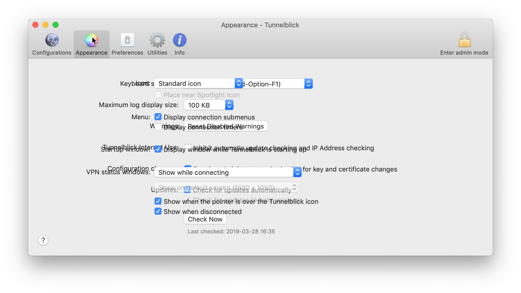 Text from two settings screens is displayed · Issue #522 · Tunnelblick/Tunnelblick · GitHub