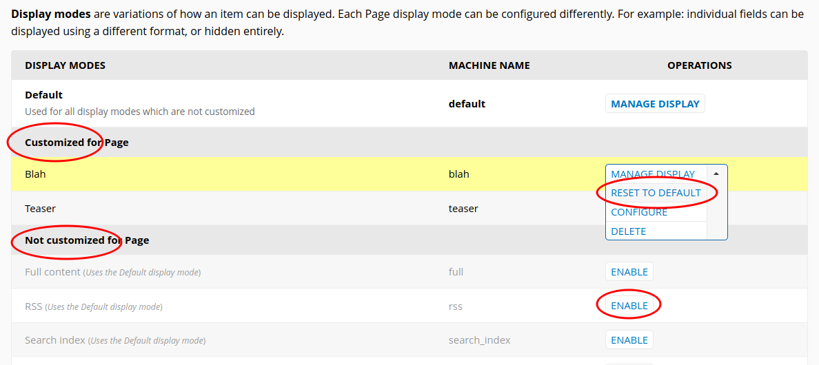 Rename 'Enable' buttons for display modes · Issue #4890 · backdrop/backdrop-issues · GitHub