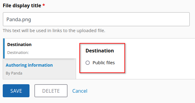 Fixed: Custom logo/favicon should have 'permanent' status. · Issue ...
