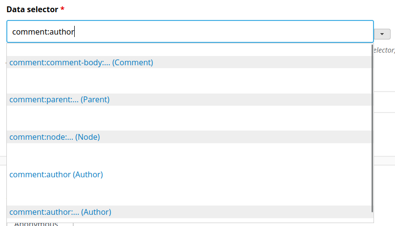 Data Selection Drop Down Issues · Issue 184 · Backdrop Contribrules