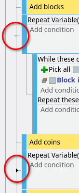 'Expanded/collapsed' arrows on the event sheet are different colours · Issue #4119 · 4ian ...