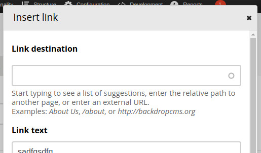 Redirect UI: Separate internal paths/aliases vs external URLs. · Issue #1803 · backdrop/backdrop ...