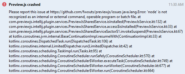 Previewjs Doesnt Find Node From Wsl · Issue 457 · Fwoutspreviewjs · Github