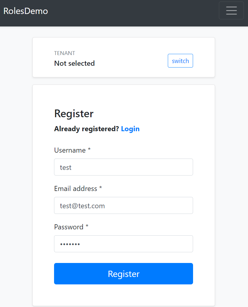 Entitycreatedeventdata Handler Not Hit After Creating Identityuser If No Tenant Is Set · Issue 2336