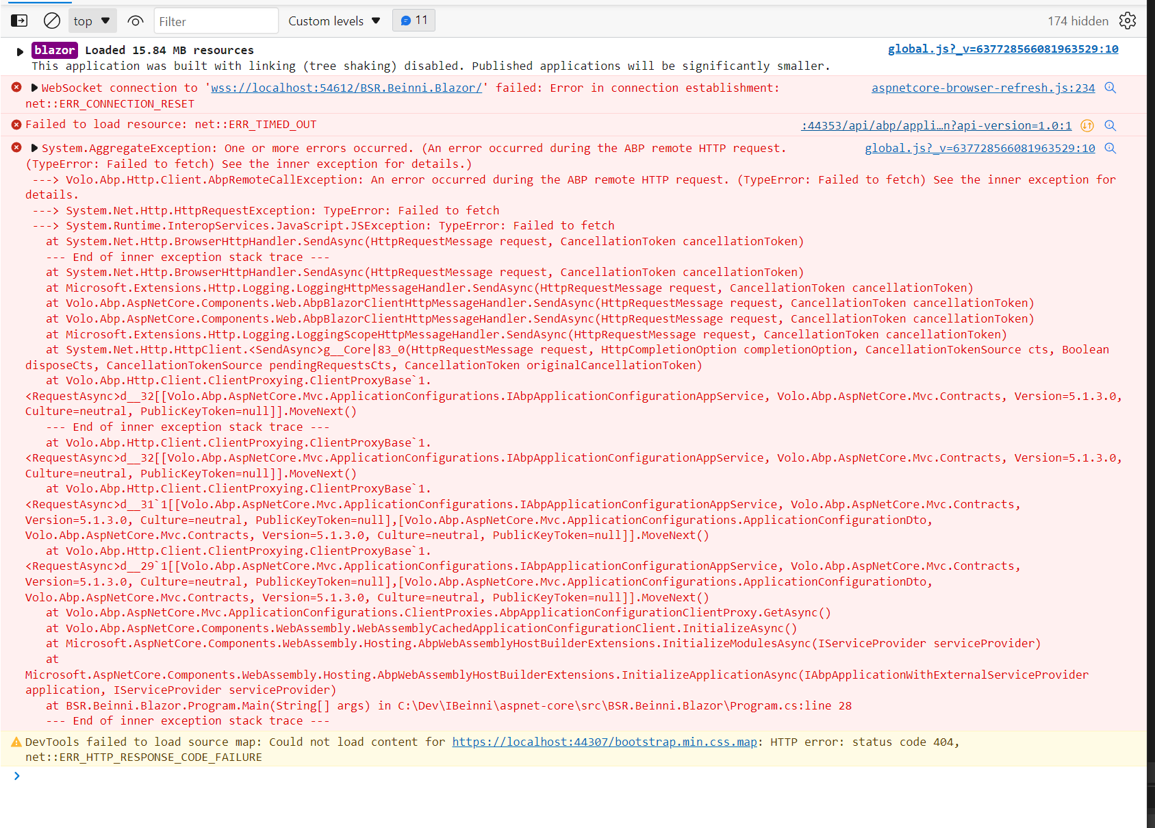 Remote Request Failed To Fetch · Issue 11550 · Abpframeworkabp · Github