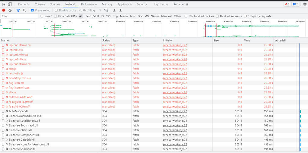 PWA Blazor app fetches most only .dll's (missing lot of other files) · Issue #12519 ...