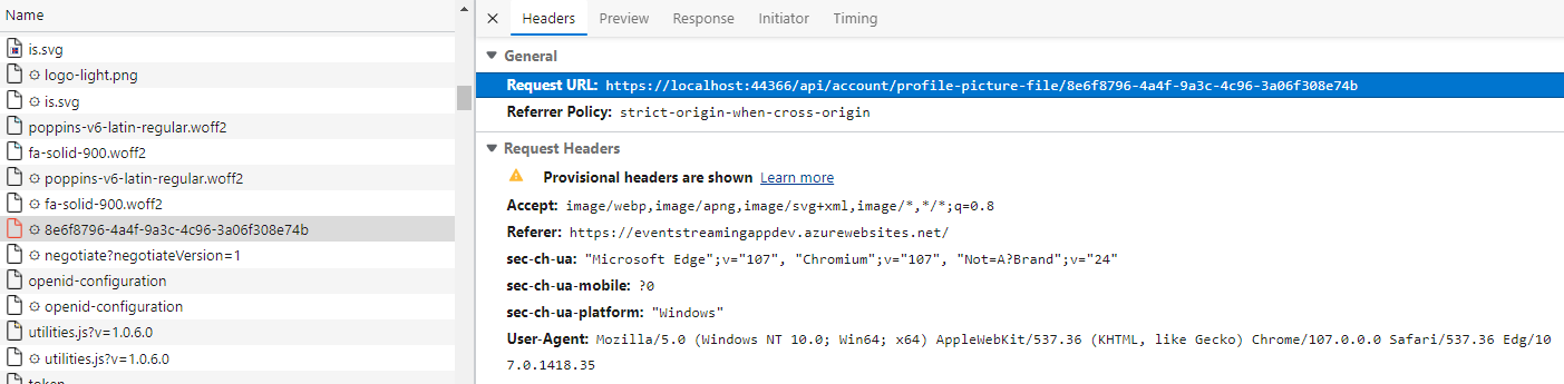 Blazor profile image pointing to localhost · Issue #14618 · abpframework/abp · GitHub