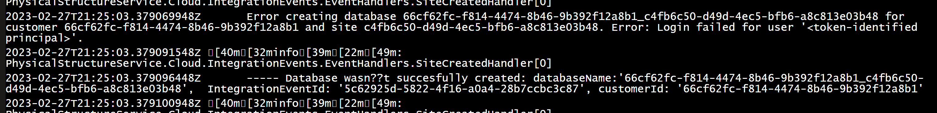 Login Failed For User When Creating Database In Migration At Runtime · Issue 30363 