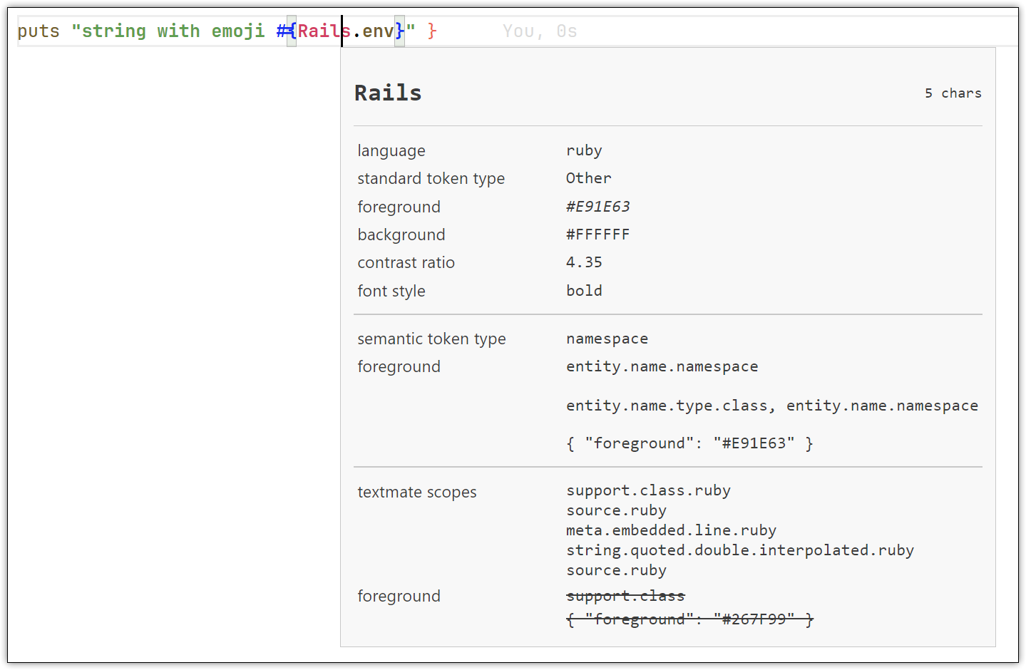 String With Emoji In It Throws Off Semantic Highlighting · Issue 1162 · Shopifyruby Lsp · Github 