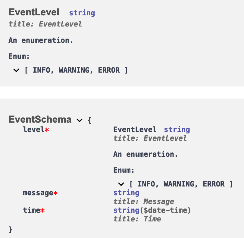 how to generate opional values in api doc when using choice field
