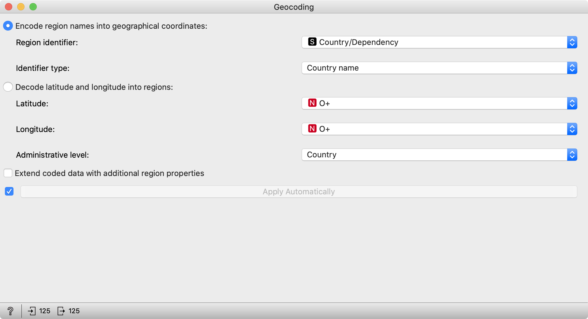 Geocoding layout when no issues · Issue #135 · biolab/orange3-geo · GitHub