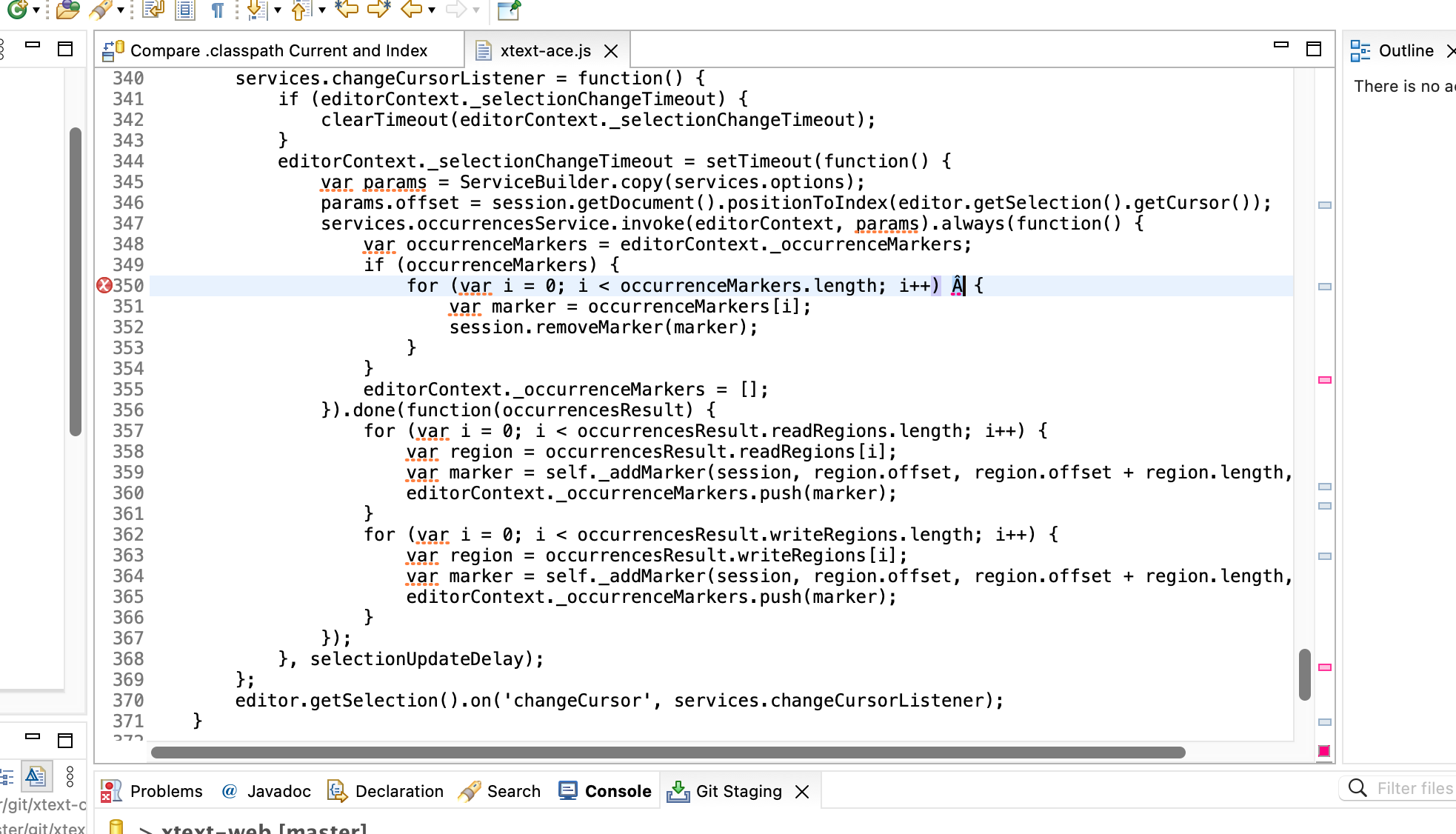 Encoding Of Js Files Is Wired · Issue 388 · Eclipsextext Web · Github