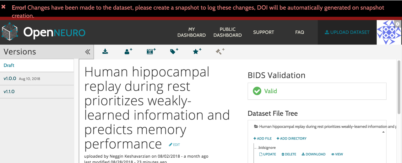Clicking greyed out DOI button leads to action · Issue #859 · OpenNeuroOrg/openneuro · GitHub