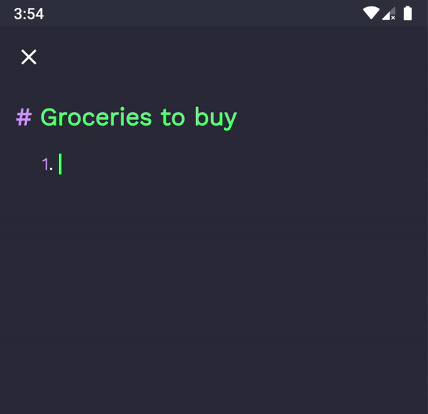Bulleting doesn't auto-add new item on pressing enter · Issue #25 · saket/press · GitHub
