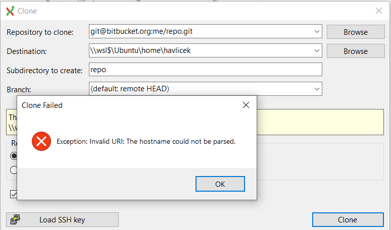 Unable To Work With Git Repositories In Wsl2 Folder · Issue 7510 · Gitextensionsgitextensions