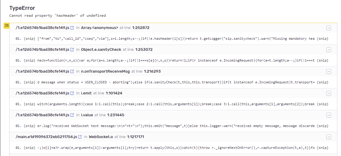 Cannot read property 'hasHeader' of undefined · Issue #627 · onsip/SIP.js · GitHub
