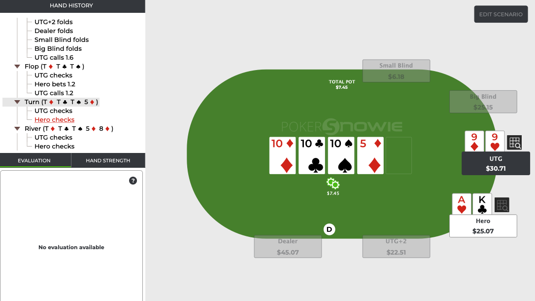 25NL: 3bet AK IP · Issue #240 · sunmingtao/poker-hand-analysis · GitHub