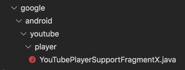 Solution: YouTubePlayerSupportFragment that supports androidx · GitHub