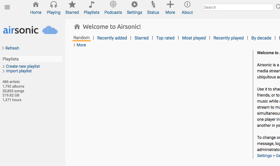 Empty artists list and home page · Issue #681 · airsonic/airsonic · GitHub