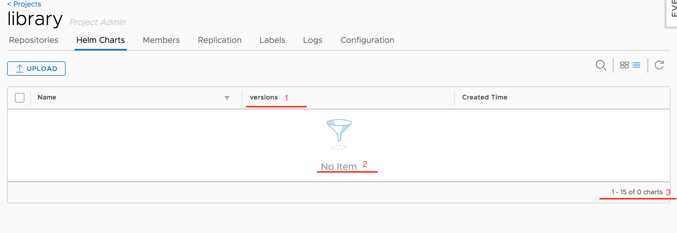 Issues on the table view of helm chart registry. · Issue #5467 · goharbor/harbor · GitHub