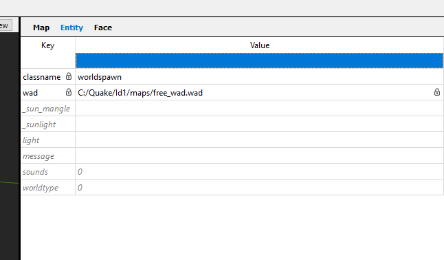 Possible to create entity properties with empty name and empty value, which can lead to a crash ...