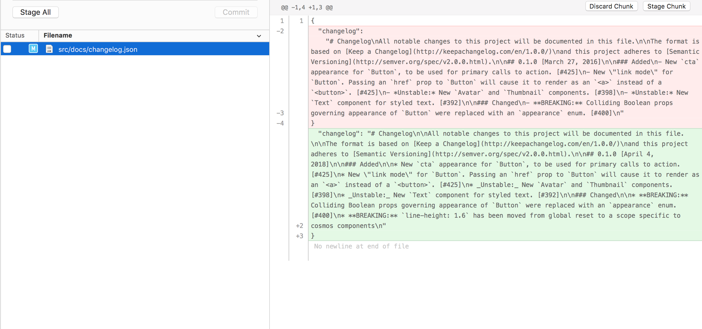 Files keep getting modified and added to git staging · Issue #495 · auth0/cosmos · GitHub