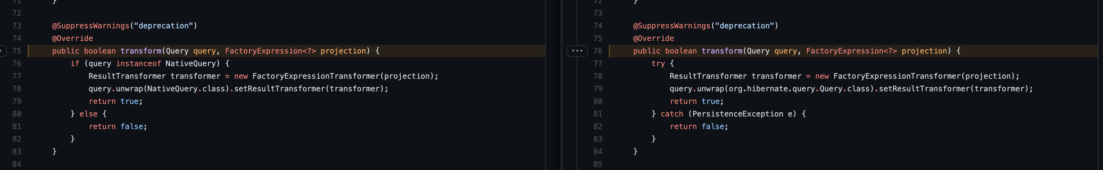 Connection leak when using FetchableQueryBase#transform outside of a transaction · Issue #3089 ...
