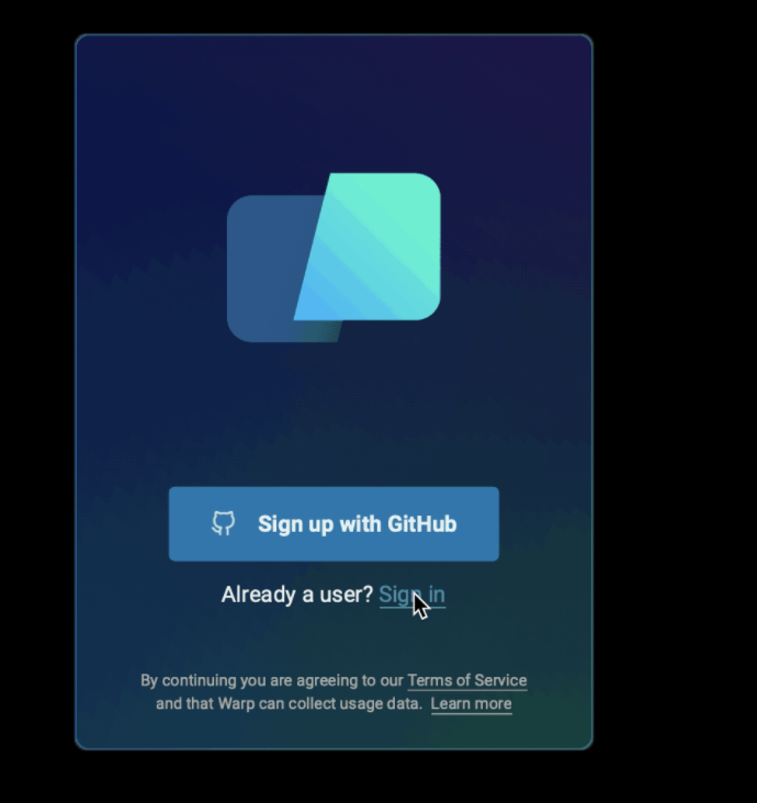 Cannot login with github · Issue #919 · warpdotdev/Warp · GitHub