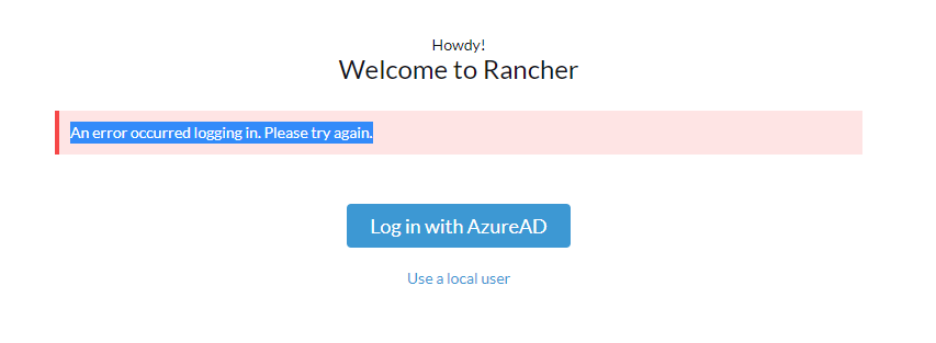 [BUG] Authentication against Azure AD with MFA failed · Issue #40231 · rancher/rancher · GitHub