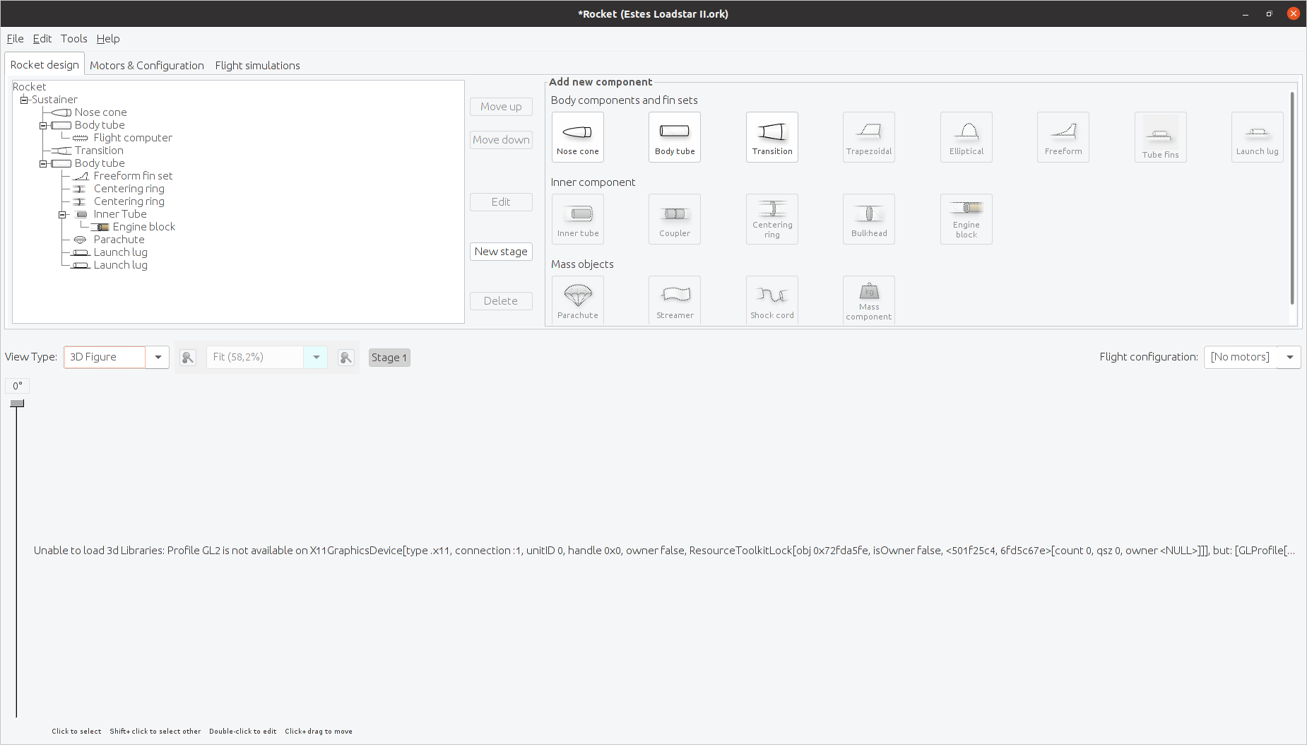 Problems with 3D rendering on Ubuntu 20.04 · Issue #791 · openrocket/openrocket · GitHub
