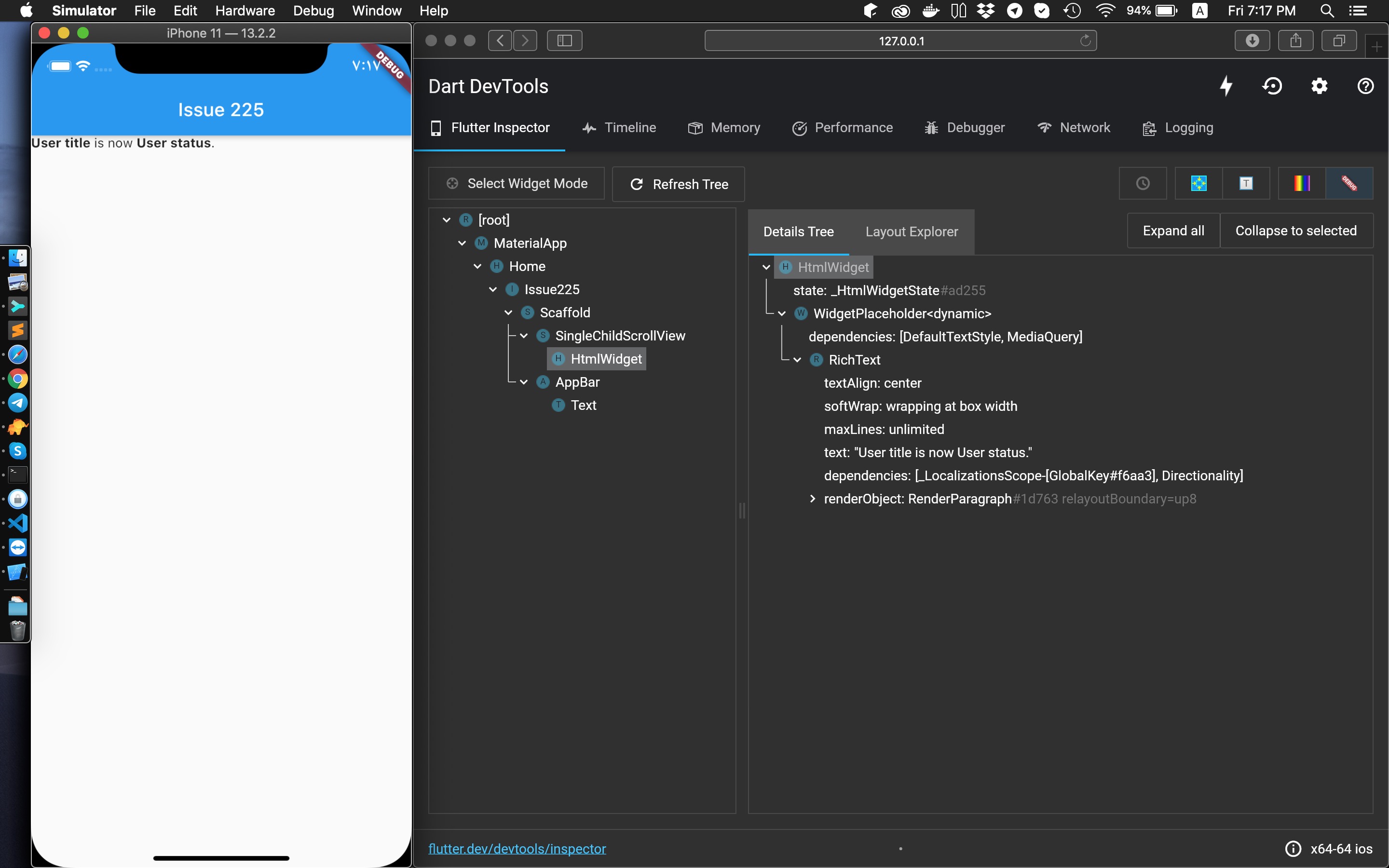 Phantom padding on parent widget · Issue #225 · daohoangson/flutter_widget_from_html · GitHub