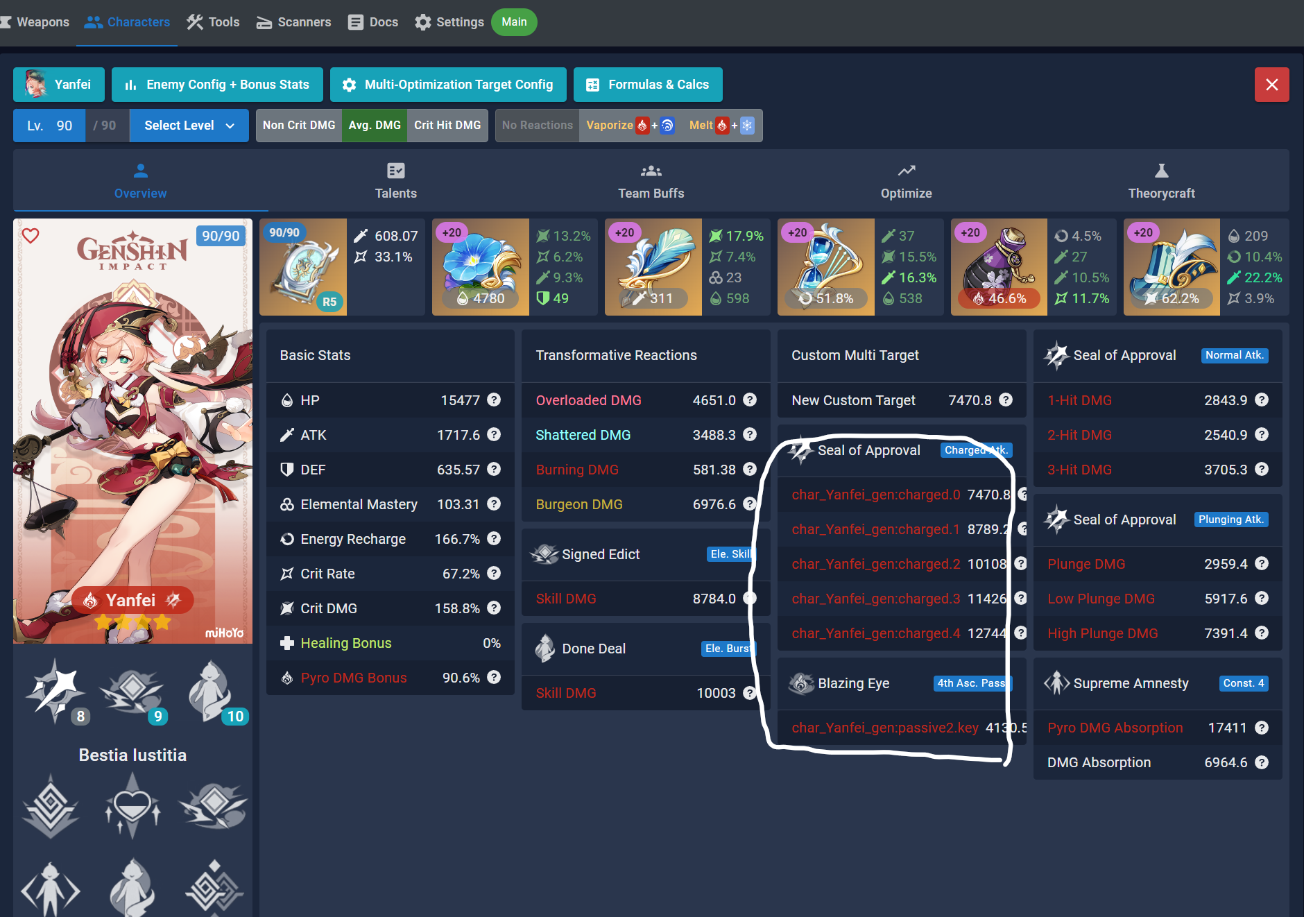 Some of Yanfei's stat names are missing · Issue #701 · frzyc/genshin-optimizer · GitHub