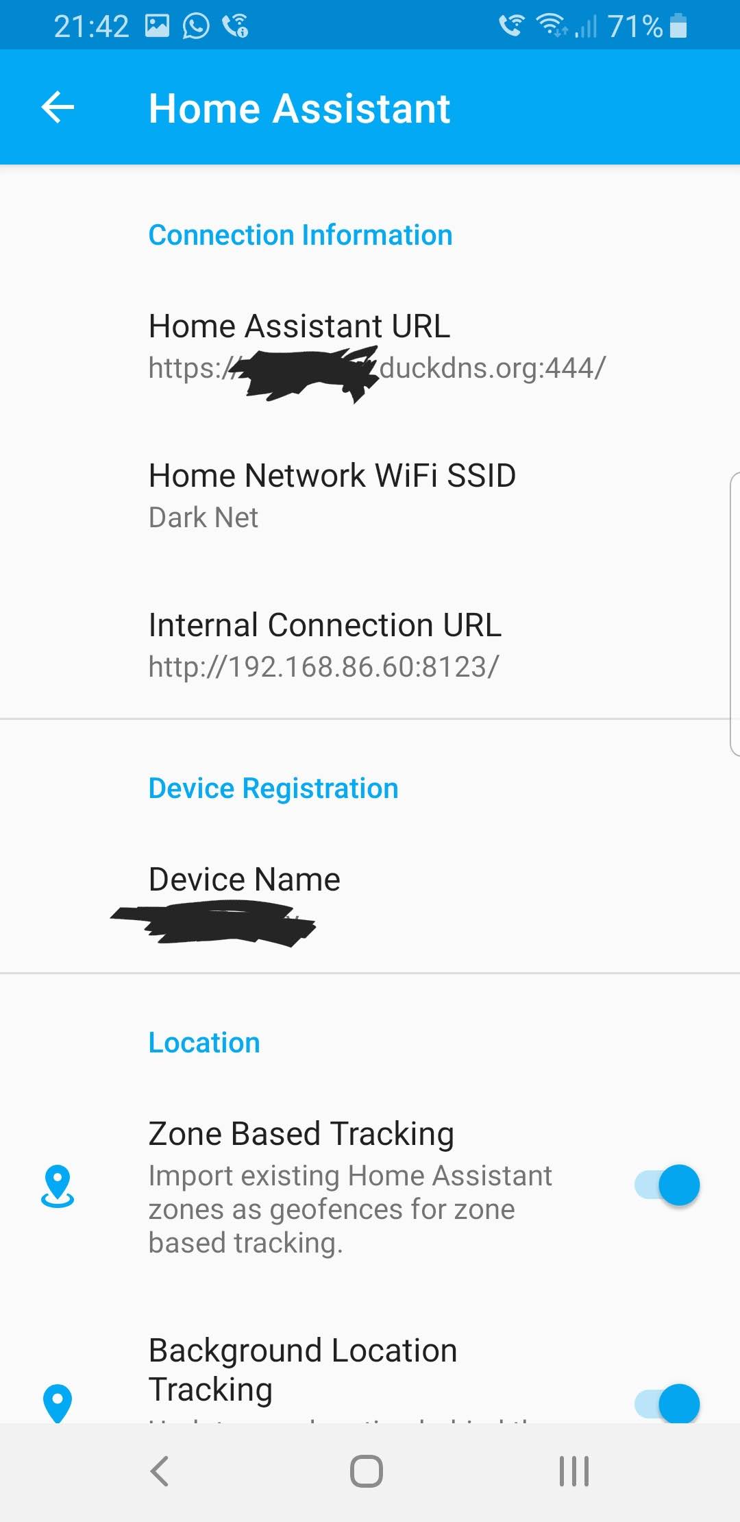 Does Not Work When In Local Network · Issue 331 · Home Assistant Android · Github