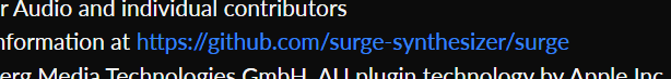 Missing Space In About · Issue 2091 · Surge Synthesizer Surge · Github