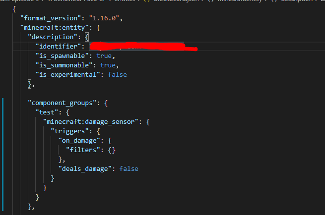 minecraft:damage_sensor linting appears incorrect · Issue #31 · Blockception/VSCode-Bedrock ...