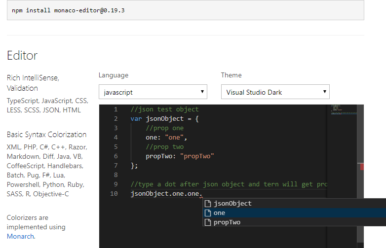 intelliense root properties repeats as in sub property. · Issue #1783 · microsoft/monaco-editor ...