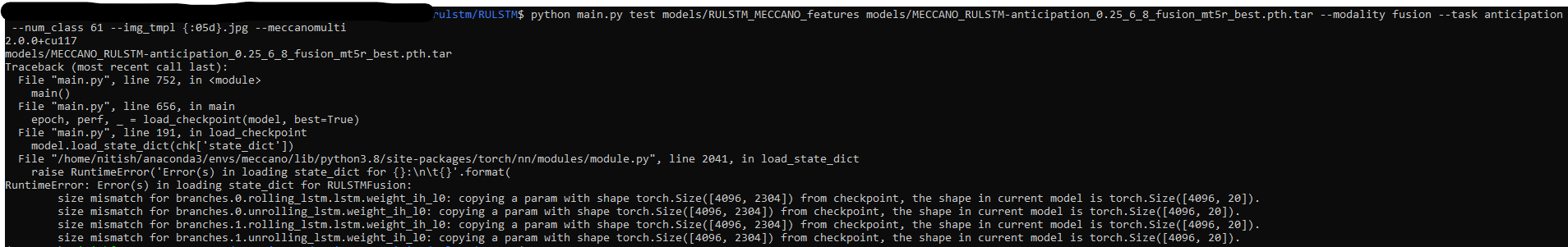 Missing trained model for RULSTM · Issue #12 · fpv-iplab/MECCANO · GitHub