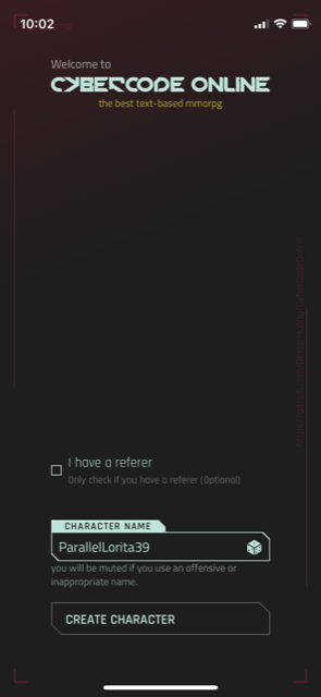[Bug] Cannot exit character creation screen · Issue #2700 · DexterHuang/CyberCodeOnline · GitHub