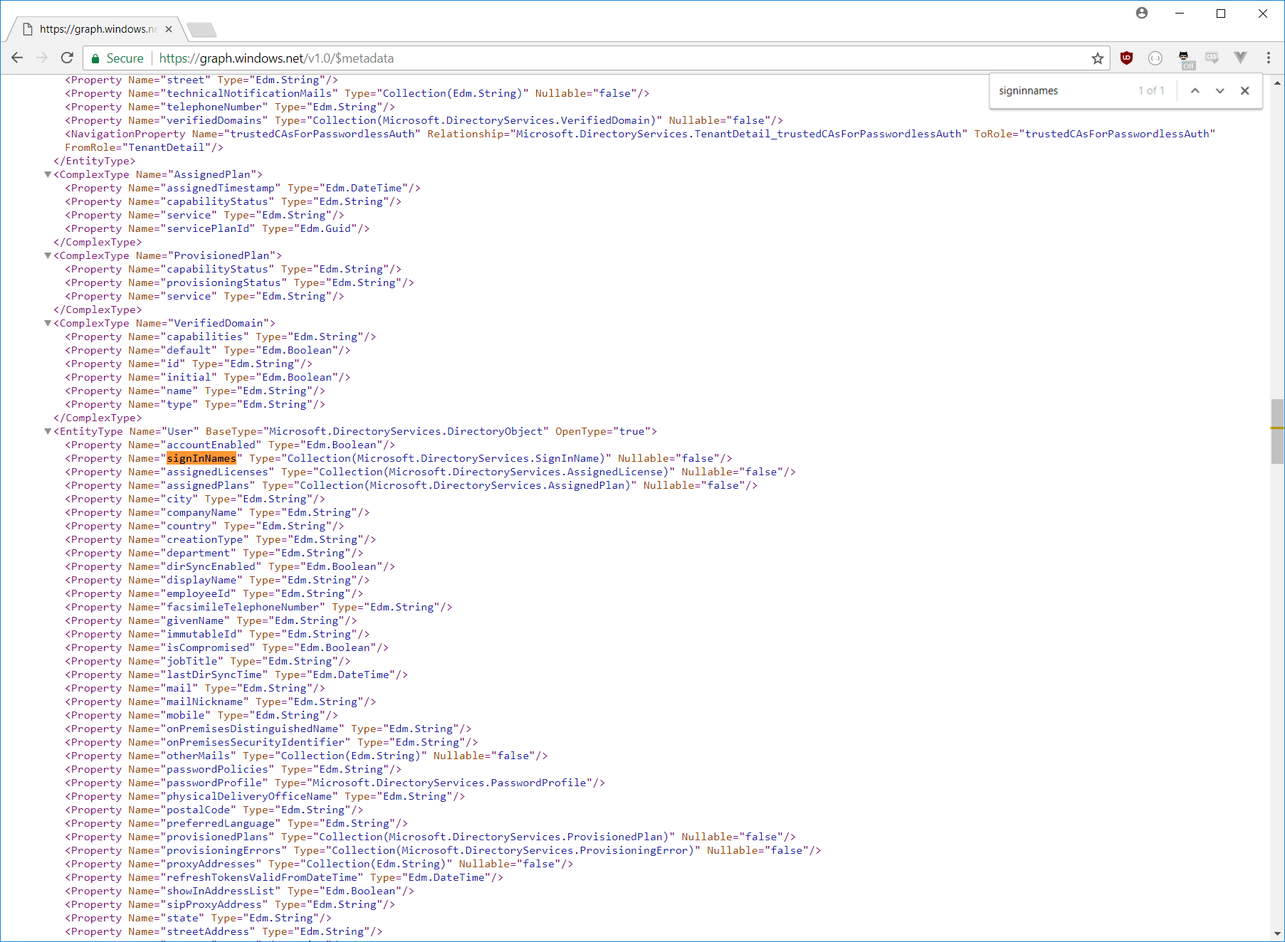 Add signInNames property to User. · Issue #91 · microsoftgraph/msgraph-sdk-dotnet · GitHub