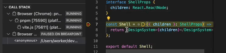 `pnpm` Workspaces: VSCode debugging broken since Vite `4.1.5` incl `5.x` (issue with symlinks ...