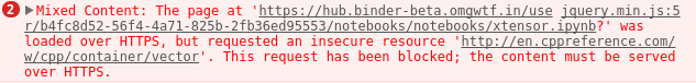 https / loading insecure resources in an iframe · Issue #104 · jupyterhub/binderhub · GitHub