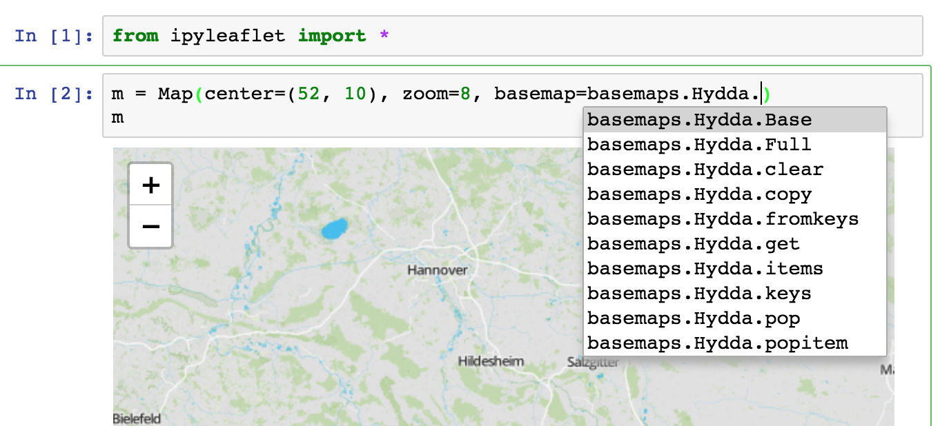 Disable Basemap Auto Completion On `dict` Methods · Issue 128 · Jupyter Widgetsipyleaflet · Github