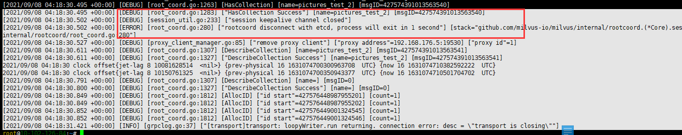 query fail with timeout and unrecoverable · Issue #7503 · milvus-io/milvus · GitHub
