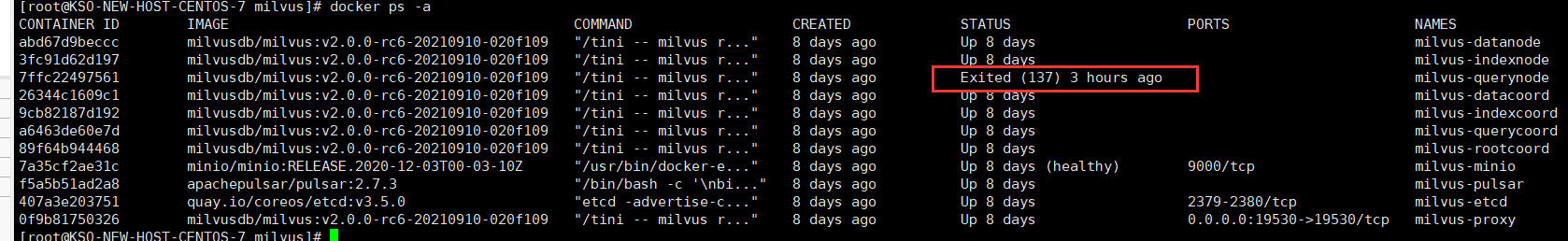 query node exit · Issue #8563 · milvus-io/milvus · GitHub