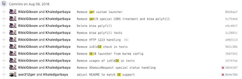 Browser Support: IE · Issue #1546 · axios/axios · GitHub