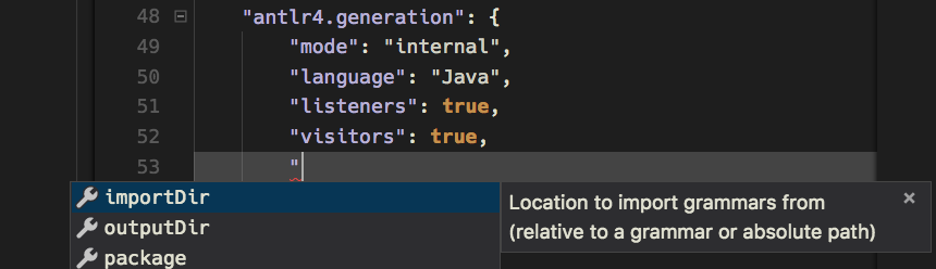 How to configure the output folder of generated parser code? · Issue #27 · mike-lischke/vscode ...