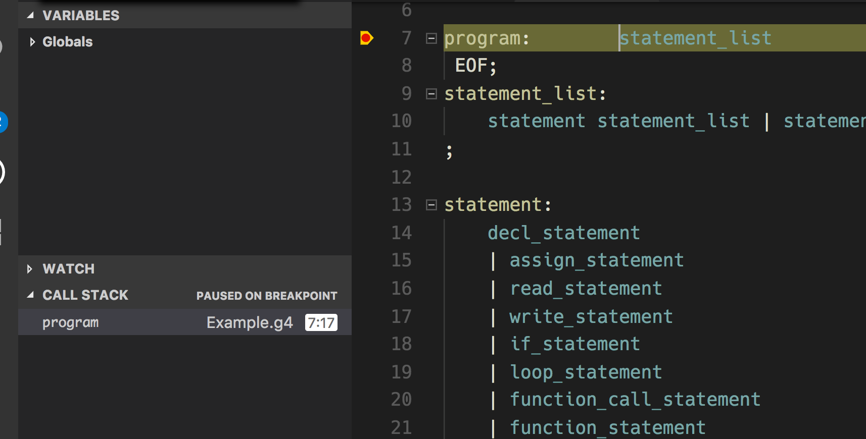 Debug provide capability to always show stack frame column indicator · Issue #49783 · microsoft ...