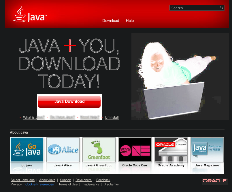 Scary Women on Java.com · Issue #1623 · darkreader/darkreader · GitHub